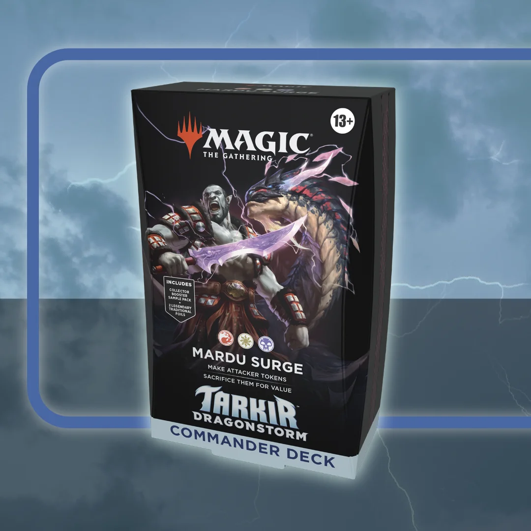 Magic - Tarkir: Dragonstorm - Commander Deck - Mardu Surge - Cardboard ...