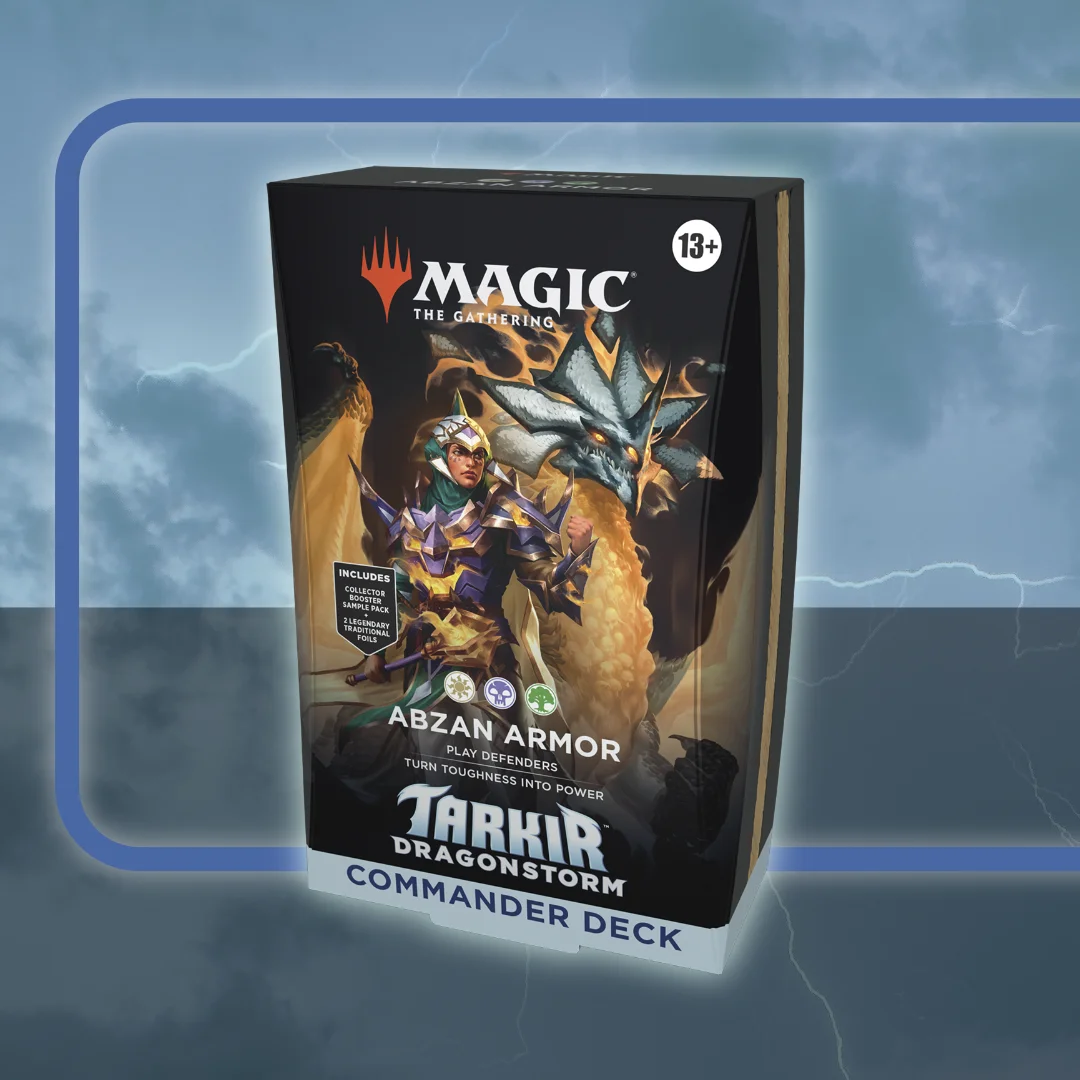 Magic - Tarkir: Dragonstorm - Commander Deck - Abzan Armor - Cardboard ...